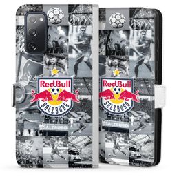 DeinDesign Galaxy S20 FE 5G Handy Klapph&uuml;lle Handyh&uuml;lle aus Kunst Leder wei&szlig; Flip Case Salzburg Red Bull Fc Red Bull Salzburg Sideflip mit Lasche
