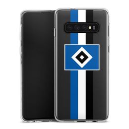 DeinDesign Galaxy S10 Plus Handy Silikon H&uuml;lle Case transparent Handyh&uuml;lle Hamburger Sv Transparent Hsv Silikon Case