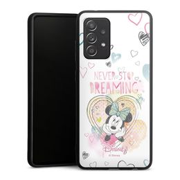 DeinDesign Galaxy A52s 5G Handy Premium Silikon H&uuml;lle Handyh&uuml;lle schwarz Case Official Licensed Product Disney Minnie Mouse Silikon Premium Case