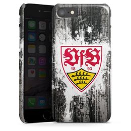 DeinDesign iPhone SE (2020) Handy Premium Case Smartphone Handyh&uuml;lle Schutzh&uuml;lle gl&auml;nzend Vfb Stuttgart Bundesliga Official Licensed Product Premium Case
