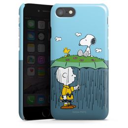 DeinDesign iPhone SE (2020) Handy Premium Case Smartphone Handyh&uuml;lle Schutzh&uuml;lle gl&auml;nzend Children Snoopy Peanuts Premium Case