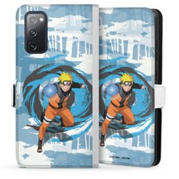DeinDesign Galaxy S20 FE 5G Handy Klapph&uuml;lle Handyh&uuml;lle aus Kunst Leder wei&szlig; Flip Case Official Licensed Product Manga Naruto Shippuden Sideflip mit Lasche