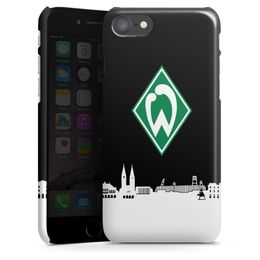 DeinDesign iPhone SE (2020) Handy Premium Case Smartphone Handyh&uuml;lle Schutzh&uuml;lle gl&auml;nzend Skyline Sv Werder Bremen Official Licensed Product Premium Case