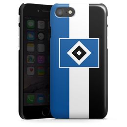 DeinDesign iPhone SE (2020) Handy Premium Case Smartphone Handyh&uuml;lle Schutzh&uuml;lle gl&auml;nzend Stripes Hsv Hamburger Sv Premium Case