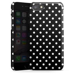 DeinDesign iPhone SE (2020) Handy Premium Case Smartphone Handyh&uuml;lle Schutzh&uuml;lle gl&auml;nzend Points Retro Polka Dots Premium Case