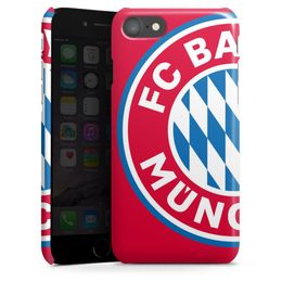DeinDesign iPhone SE (2020) Handy Premium Case Smartphone Handyh&uuml;lle Schutzh&uuml;lle gl&auml;nzend Fc Bayern M&uuml;nchen Fcb Official Licensed Product Premium Case