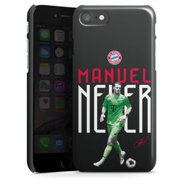 DeinDesign iPhone SE (2020) Handy Premium Case Smartphone Handyh&uuml;lle Schutzh&uuml;lle gl&auml;nzend Fc Bayern M&uuml;nchen Manuel Neuer Official Licensed Product Premium Case