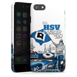 DeinDesign iPhone SE (2020) Handy Premium Case Smartphone Handyh&uuml;lle Schutzh&uuml;lle gl&auml;nzend Ascent Official Licensed Product Hamburger Sv Premium Case