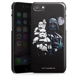DeinDesign iPhone SE (2020) Handy Premium Case Smartphone Handyh&uuml;lle Schutzh&uuml;lle gl&auml;nzend Movie Star Wars Weltall Premium Case