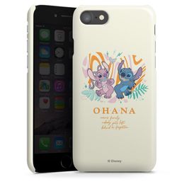 DeinDesign iPhone SE (2020) Handy Premium Case Smartphone Handyh&uuml;lle Schutzh&uuml;lle gl&auml;nzend Lilo & Stitch Official Licensed Product Disney Premium Case