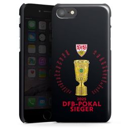 DeinDesign iPhone SE (2020) Handy Premium Case Smartphone Handyh&uuml;lle Schutzh&uuml;lle gl&auml;nzend Vfb Stuttgart Trophy Official Licensed Product Premium Case