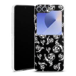 DeinDesign Galaxy Z Flip 6 Handy Hard Case Schutzh&uuml;lle transparent Smartphone Handy H&uuml;lle Muster Official Licensed Product 1. Fc K&ouml;ln Hard Case