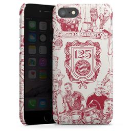 DeinDesign iPhone SE (2020) Handy Premium Case Smartphone Handyh&uuml;lle Schutzh&uuml;lle gl&auml;nzend Fcb 125 Jahre Fc Bayern M&uuml;nchen Official Licensed Product Premium Case