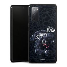 DeinDesign Galaxy S20 FE 5G Handy Silikon H&uuml;lle Case schwarz Handyh&uuml;lle Spiderman Marvel Venom