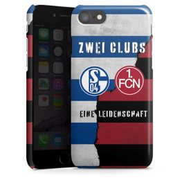 DeinDesign iPhone SE (2022) Handy Premium Case Smartphone Handyh&uuml;lle Schutzh&uuml;lle gl&auml;nzend Fc Schalke 04 Friendship 1. Fc N&uuml;rnberg Premium Case