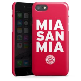 DeinDesign iPhone SE (2020) Handy Premium Case Smartphone Handyh&uuml;lle Schutzh&uuml;lle gl&auml;nzend Fc Bayern M&uuml;nchen Mia San Mia Fcb Premium Case
