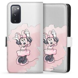 DeinDesign Galaxy S20 FE 5G Handy Klapph&uuml;lle Handyh&uuml;lle aus Kunst Leder wei&szlig; Flip Case Motiv Ohne Hintergrund Disney Sideflip mit Lasche