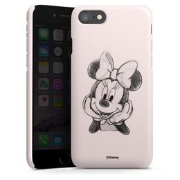 DeinDesign iPhone SE (2022) Handy Premium Case Smartphone Handyh&uuml;lle Schutzh&uuml;lle gl&auml;nzend Minnie Mouse Disney Official Licensed Product Premium Case