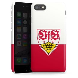 DeinDesign iPhone SE (2020) Handy Premium Case Smartphone Handyh&uuml;lle Schutzh&uuml;lle gl&auml;nzend Vfb Stuttgart Official Licensed Product Logo Premium Case