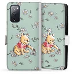 DeinDesign Galaxy S20 FE 5G Handy Klapph&uuml;lle Handyh&uuml;lle aus Kunst Leder wei&szlig; Flip Case Disney Official Licensed Product Winnie The Pooh Sideflip mit Lasche