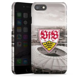 DeinDesign iPhone SE (2020) Handy Premium Case Smartphone Handyh&uuml;lle Schutzh&uuml;lle gl&auml;nzend Official Licensed Product Stadium Vfb Stuttgart Premium Case