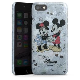 DeinDesign iPhone SE (2020) Handy Premium Case Smartphone Handyh&uuml;lle Schutzh&uuml;lle gl&auml;nzend Vintage Disney Premium Case