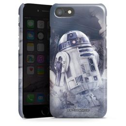 DeinDesign iPhone SE (2020) Handy Premium Case Smartphone Handyh&uuml;lle Schutzh&uuml;lle gl&auml;nzend Star Wars Merchandise Robot Premium Case