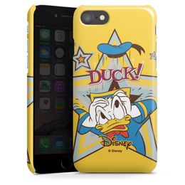 DeinDesign iPhone SE (2020) Handy Premium Case Smartphone Handyh&uuml;lle Schutzh&uuml;lle gl&auml;nzend Disney Official Licensed Product Donald Duck Premium Case