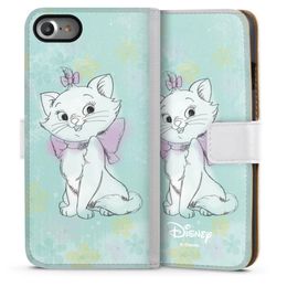 DeinDesign iPhone SE (2020) Handy Klapph&uuml;lle Handyh&uuml;lle aus Kunst Leder wei&szlig; Flip Case Aristocats Mary Official Licensed Product Disney Sideflip mit Lasche