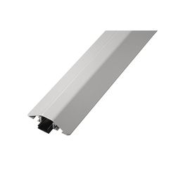 EHA Kabelbr&uuml;cke aus Aluminium, LxBxH 2000 x 80 x 20 mm, lichtgrau, VE 1 Stk