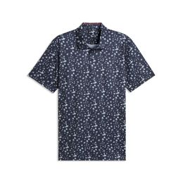 Puma Herren Poloshirt "MATTR Lighthouse Golfpolo Herren", blau, Gr. XXL, bedruckt, Obermaterial: 92% Polyester, 8% Elasthan. Einsatz: 92% Polyester,