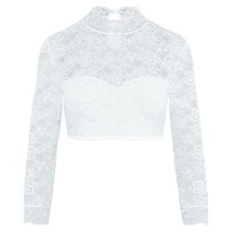 SuSa Dirndlbluse Wei&szlig; (Gr&ouml;&szlig;e: 46)