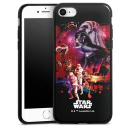 DeinDesign iPhone SE (2020) Handy Slim Case extra d&uuml;nn Silikon Handyh&uuml;lle schwarz H&uuml;lle Merchandise Star Wars Darth Vader Silikon Slim Case