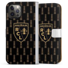 DeinDesign iPhone 12 Pro Max Handy Klapph&uuml;lle Handyh&uuml;lle aus Kunst Leder wei&szlig; Flip Case Rcl Soccer Jersey Sideflip mit Lasche
