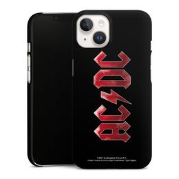 DeinDesign iPhone 14 Handy Premium Case Smartphone Handyh&uuml;lle Schutzh&uuml;lle matt Acdc Merchandise Logo Premium Case