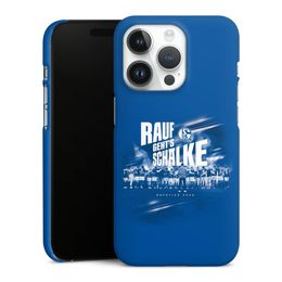 DeinDesign iPhone 14 Pro Handy Premium Case Smartphone Handyh&uuml;lle Schutzh&uuml;lle matt Official Licensed Product Ascent Fc Schalke 04 Premium Case