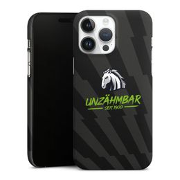 DeinDesign iPhone 14 Pro Max Handy Premium Case Smartphone Handyh&uuml;lle Schutzh&uuml;lle matt Horse Borussia M&ouml;nchengladbach Official Licensed Product Premium Case