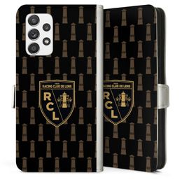 DeinDesign Galaxy A52s 5G Handy Klapph&uuml;lle Handyh&uuml;lle aus Kunst Leder wei&szlig; Flip Case Rcl Soccer Jersey Sideflip mit Lasche