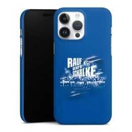 DeinDesign iPhone 14 Pro Max Handy Premium Case Smartphone Handyh&uuml;lle Schutzh&uuml;lle matt Official Licensed Product Ascent Fc Schalke 04 Premium Case