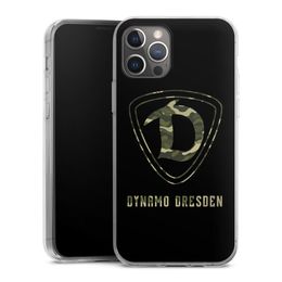 DeinDesign iPhone 12 Pro Handy Silikon H&uuml;lle Case transparent Handyh&uuml;lle Sgd Official Licensed Product Sg Dynamo Dresden Silikon Case