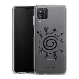 DeinDesign Galaxy A12 Handy Silikon H&uuml;lle Case transparent Handyh&uuml;lle Siegel Naruto Shippuden Uzumaki Silikon Case