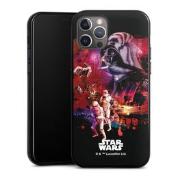 DeinDesign iPhone 12 Pro Handy Silikon H&uuml;lle Case schwarz Handyh&uuml;lle Merchandise Star Wars Darth Vader