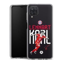 DeinDesign Galaxy A12 Handy Silikon H&uuml;lle Case transparent Handyh&uuml;lle Official Licensed Product Fcb Lennart Karl Silikon Case