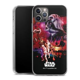 DeinDesign iPhone 12 Pro Handy Silikon H&uuml;lle Case transparent Handyh&uuml;lle Merchandise Star Wars Darth Vader Silikon Case
