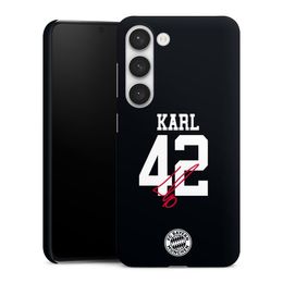 DeinDesign Galaxy S23 Handy Premium Case Smartphone Handyh&uuml;lle Schutzh&uuml;lle matt Merchandise Fc Bayern M&uuml;nchen Lennart Karl Premium Case