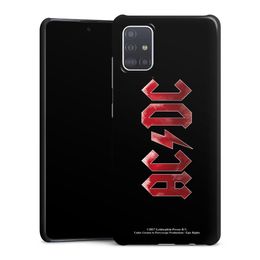 DeinDesign Galaxy A51 Handy Premium Case Smartphone Handyh&uuml;lle Schutzh&uuml;lle gl&auml;nzend Acdc Merchandise Logo Premium Case