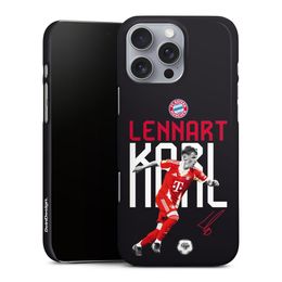 DeinDesign iPhone 16 Pro Max Handy Premium Case Smartphone Handyh&uuml;lle Schutzh&uuml;lle gl&auml;nzend Official Licensed Product Fcb Lennart Karl Premium Case