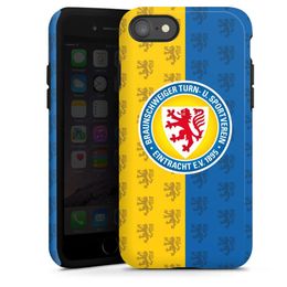 DeinDesign iPhone SE (2020) Handy Panzer Handyh&uuml;lle robuste Outdoor H&uuml;lle Schutzh&uuml;lle gl&auml;nzend Eintracht Braunschweig Logo Official Licensed Product Tough Case