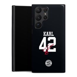 DeinDesign Galaxy S23 Ultra Handy Premium Case Smartphone Handyh&uuml;lle Schutzh&uuml;lle gl&auml;nzend Merchandise Fc Bayern M&uuml;nchen Lennart Karl Premium Case