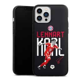 DeinDesign iPhone 13 Pro Max Handy Silikon H&uuml;lle Case schwarz Handyh&uuml;lle Official Licensed Product Fcb Lennart Karl